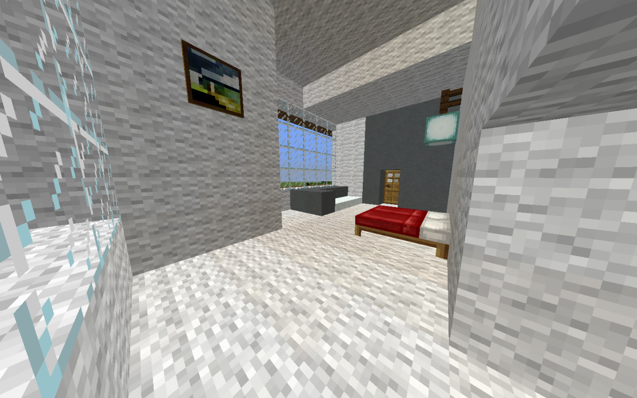 Modern House Minecraft Map