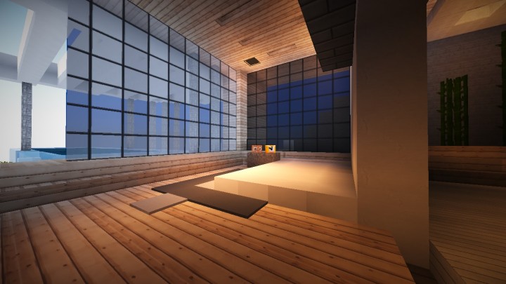 minimalist concept house Minecraft Map