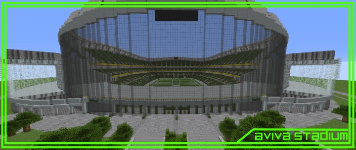 Aviva Stadium-Rugby Minecraft Map