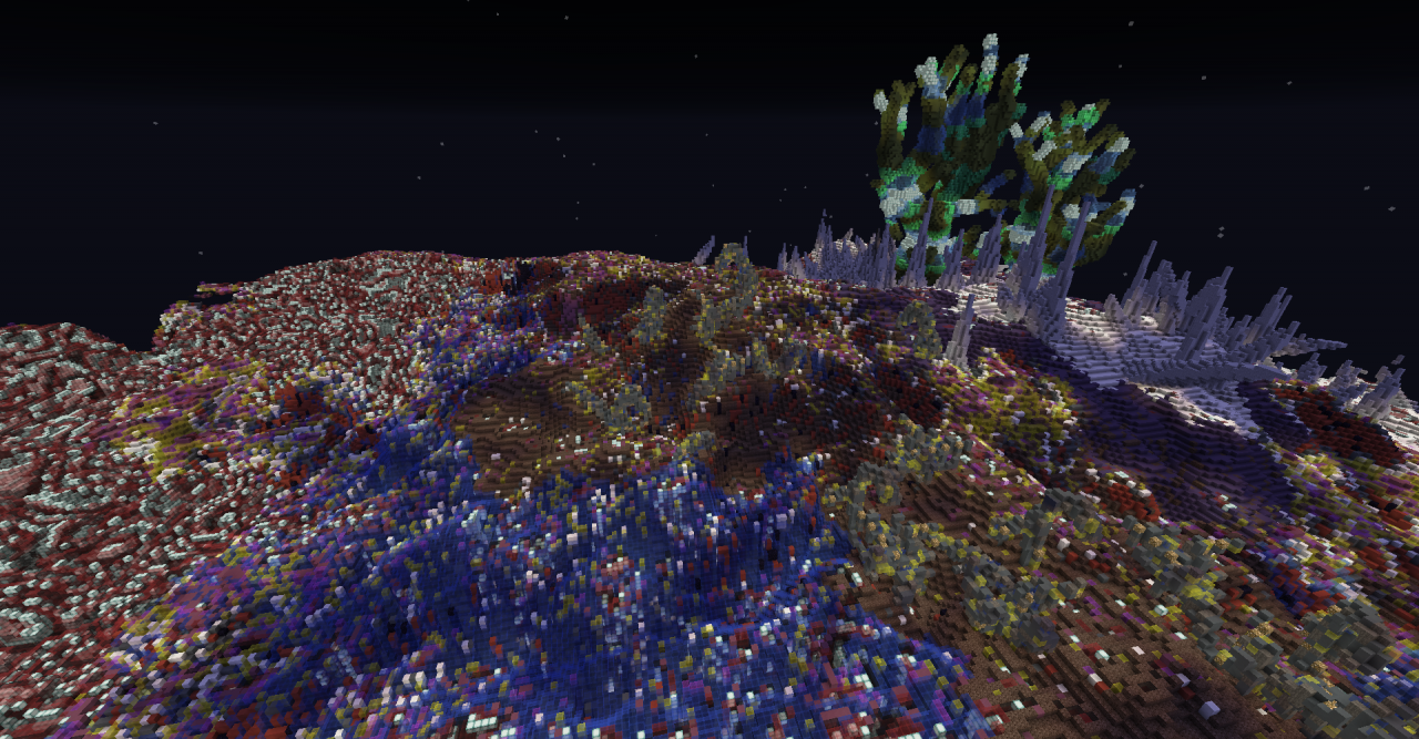 Alieberbrin - Collab Alien Terrain Minecraft Map