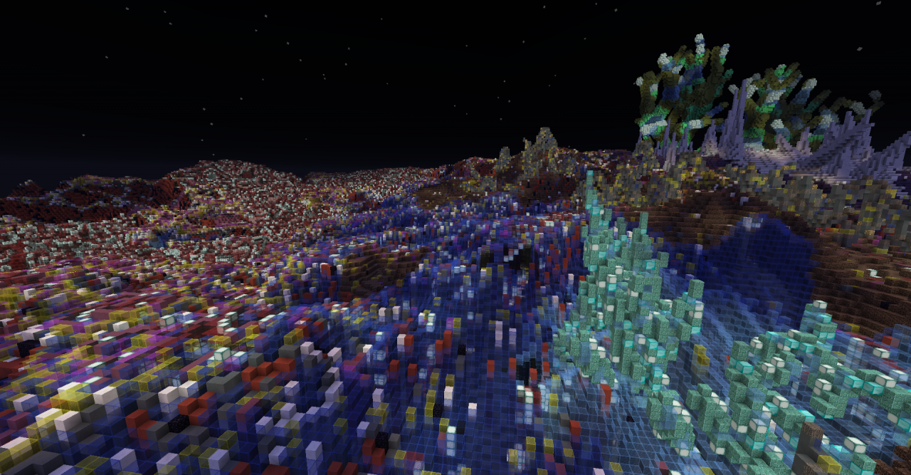 Alieberbrin - Collab Alien Terrain Minecraft Map