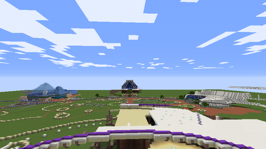 1990's EPCOT Center Recreation Minecraft Map
