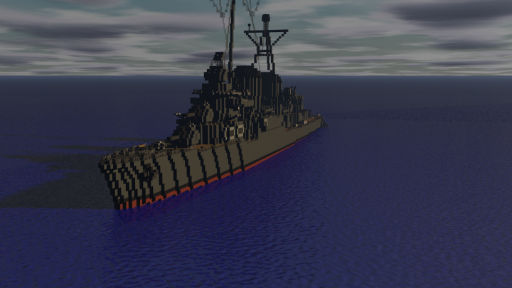 The U.S.S. La Vallette DD-448 Minecraft Map