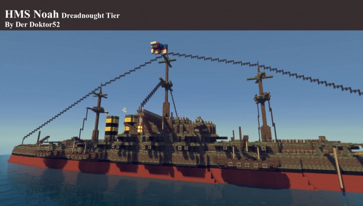 HMS Noah Dreadnought Tier Minecraft Map