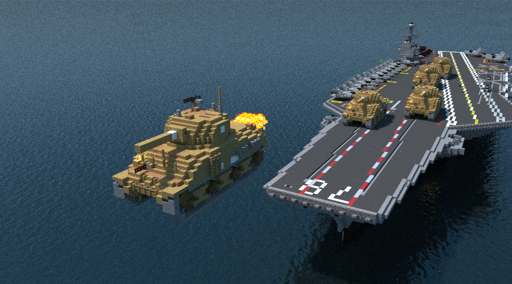 M4A1 Sherman (4:1) Minecraft Map