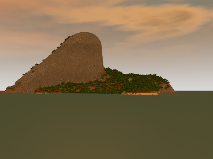 Rio de Janeiro, Brazil. Minecraft Map