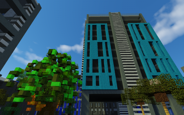 Central place | Modern office complex Minecraft Map