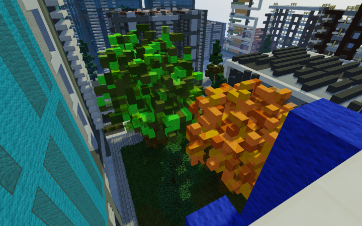 Central place | Modern office complex Minecraft Map