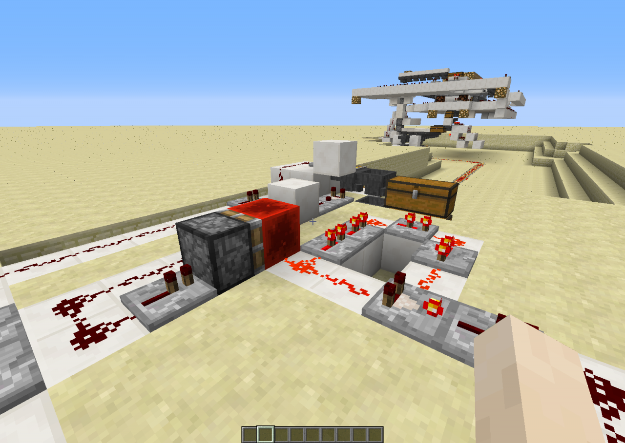 fully automatic raw chicken farm with sorting and transport Minecraft Map