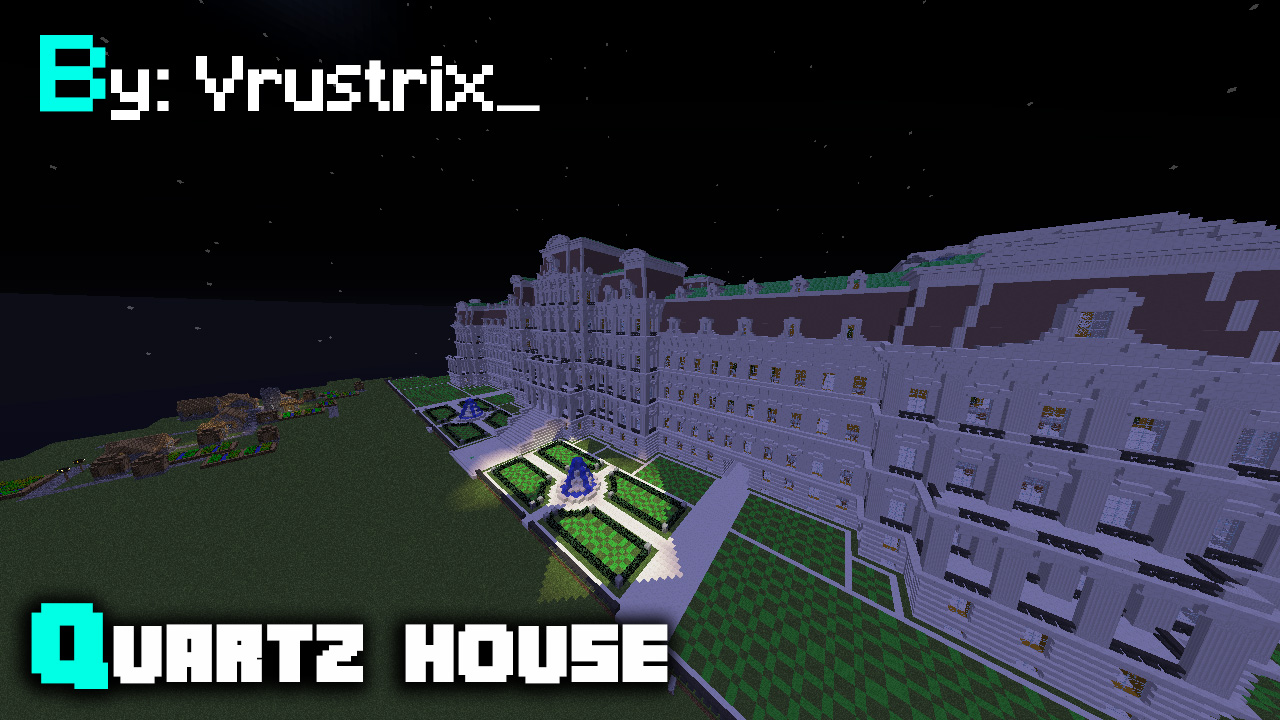 Enormous Quartz House | MASSIVE Minecraft Map