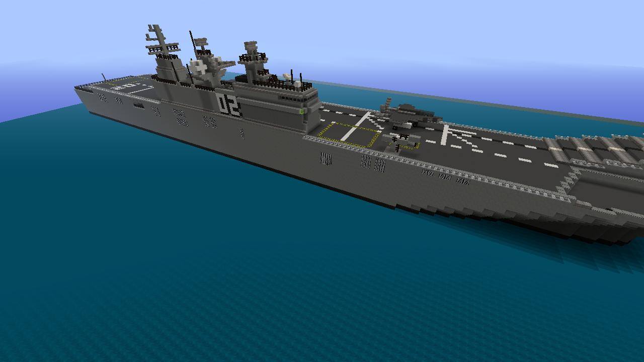 australian - canberra class LHD Minecraft Map