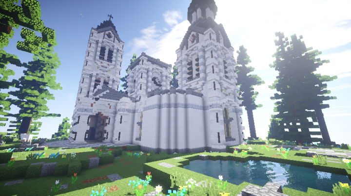 Neoclassicism Floating Island Spawn Minecraft Map