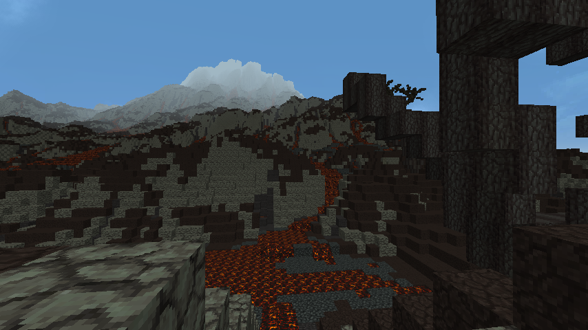 2000x2000 Volcano Terrain Minecraft Map
