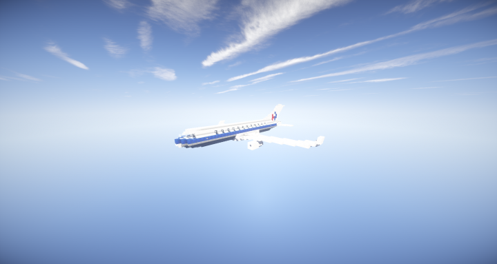 Boeing 767-200ER 1:1 (2:1 Interior!) [REMAKE] Minecraft Map