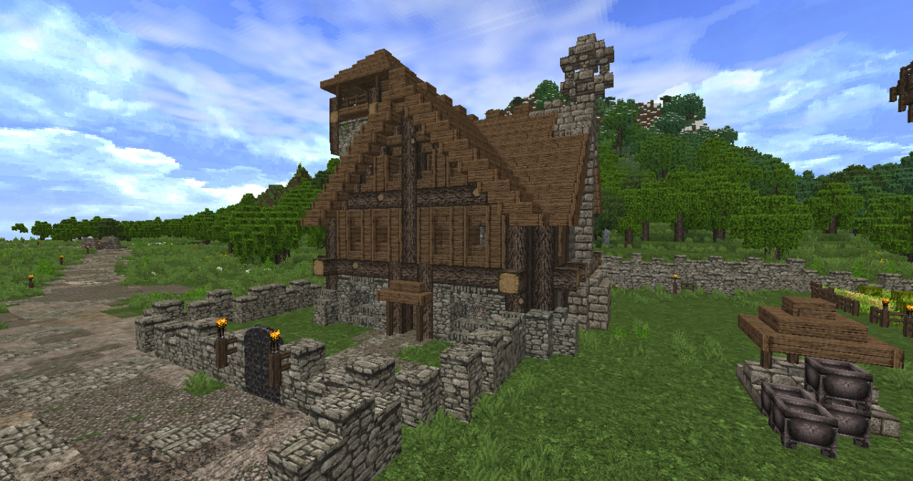 Medieval Lonely Cottage Minecraft Map