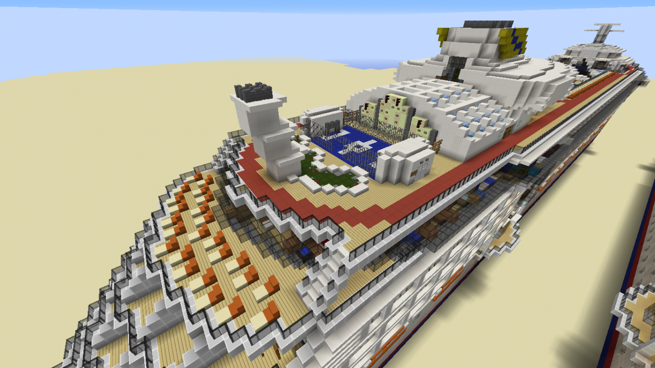 Cruise ship - Royal Pacific Destiny Minecraft Map