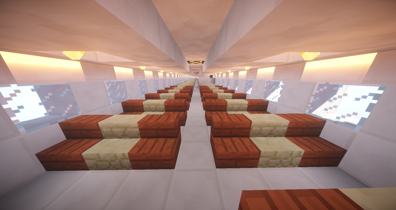 Boeing 757-200 1:1 (2:1 Interior!) [REMAKE] Minecraft Map