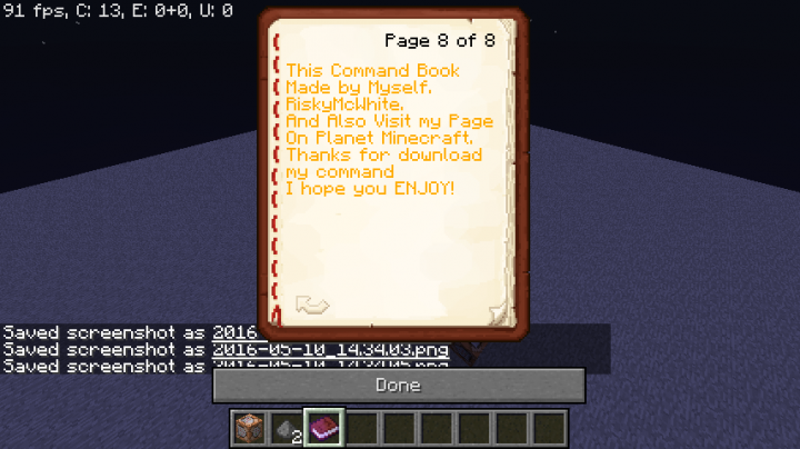 Command Book Only One Command, Change Your World! Minecraft Map