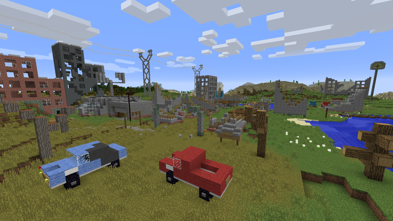 Fallout post-apo map by EmcPL Minecraft Map