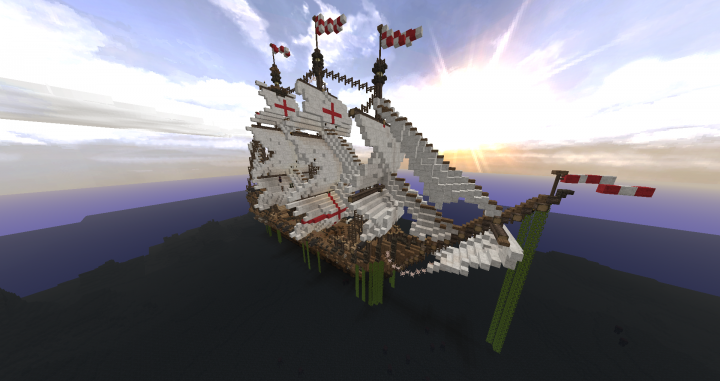 Medieval Themed BattleShip/Pirate Battleships Minecraft Map