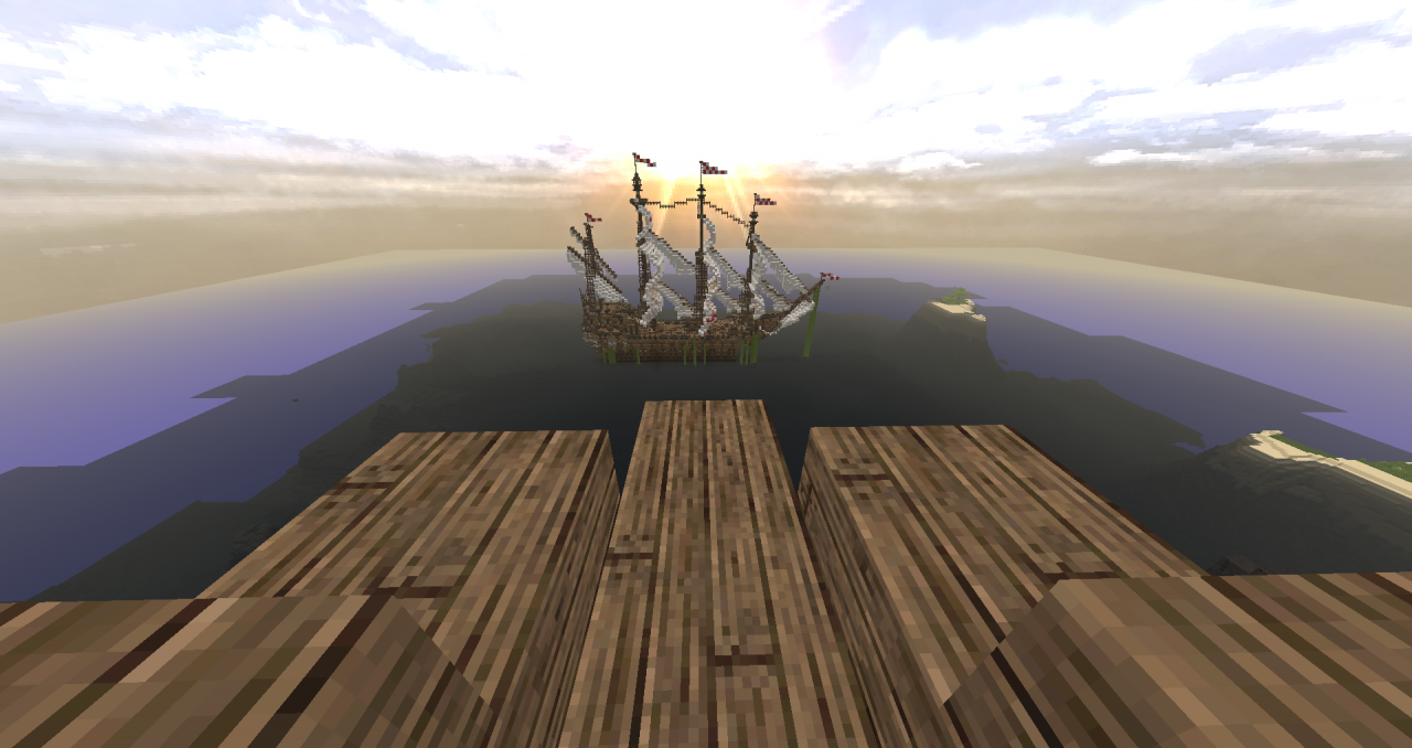 Medieval Themed BattleShip/Pirate Battleships Minecraft Map