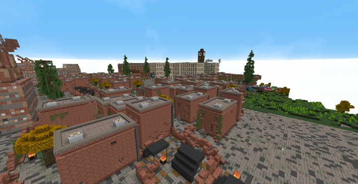 Hunger Games - District 8 Minecraft Map