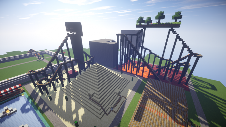 Pat & Jen's Theme Park Minecraft Map
