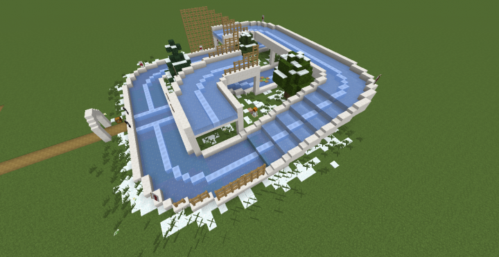 Boat Racetrack Minecraft Map