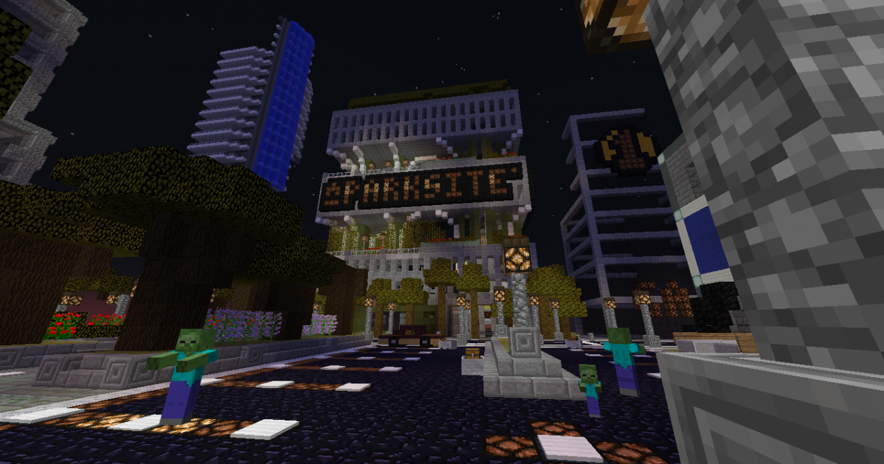 Moden city zombe apocolypse Minecraft Map