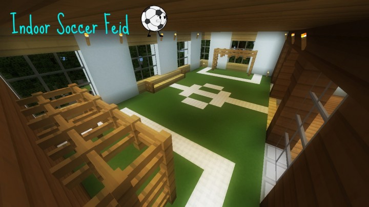 ℙ𝕠𝕣𝕜𝔹𝕦𝕟𝕟 || Indoor Soccer Field Minecraft Map