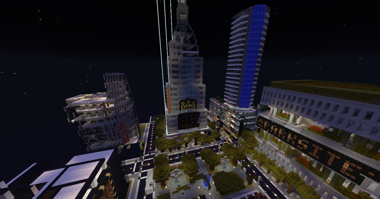Moden city zombe apocolypse Minecraft Map