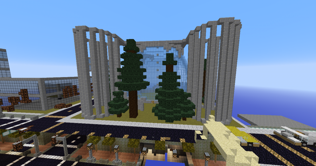 Moden city zombe apocolypse Minecraft Map