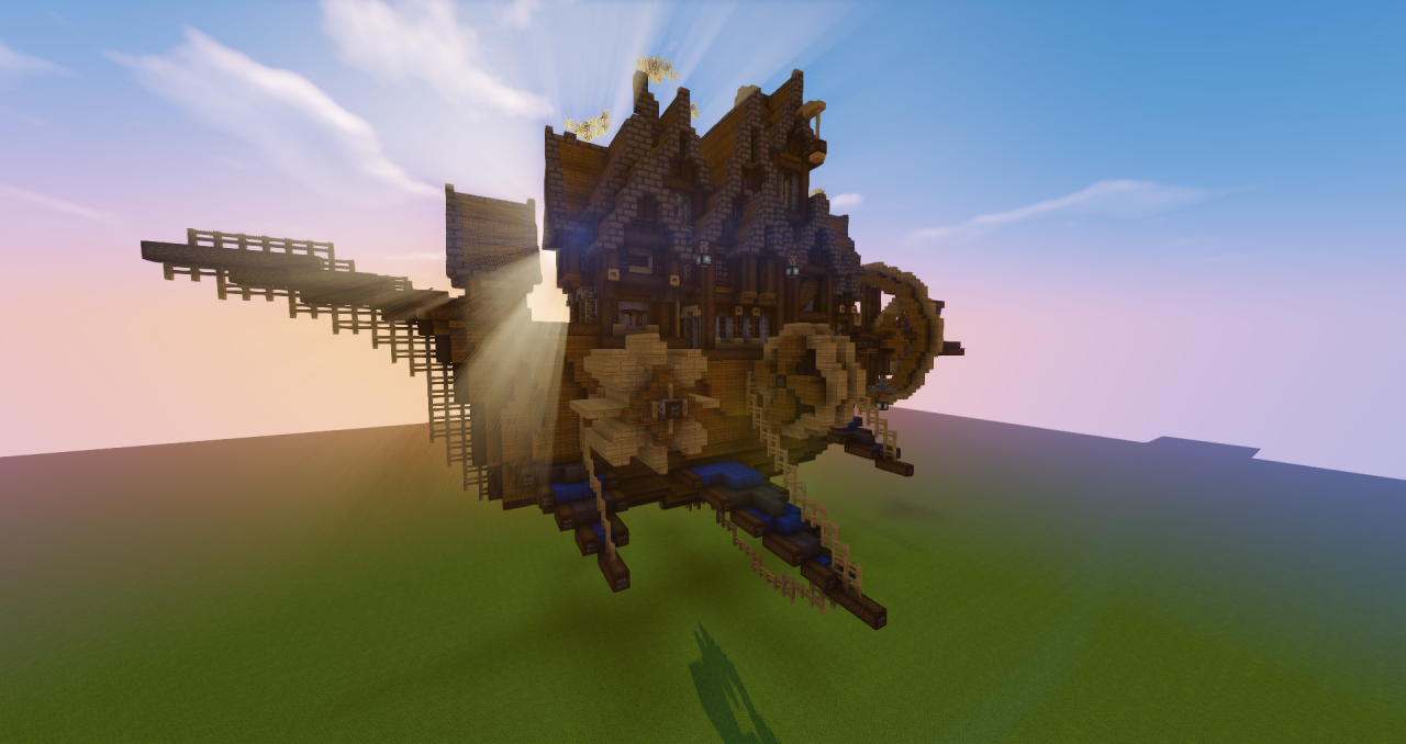 Shank-3800 Skyship Minecraft Map