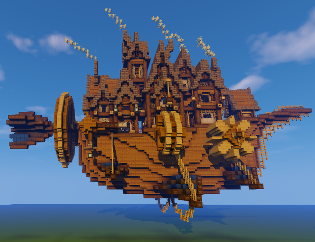 Shank-3800 Skyship Minecraft Map