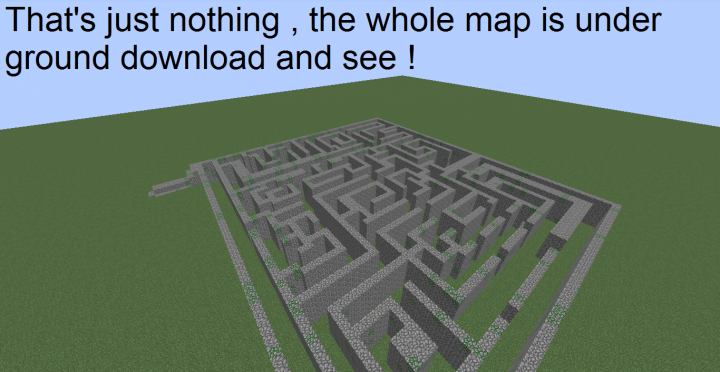 the amazing maze ! Minecraft Map
