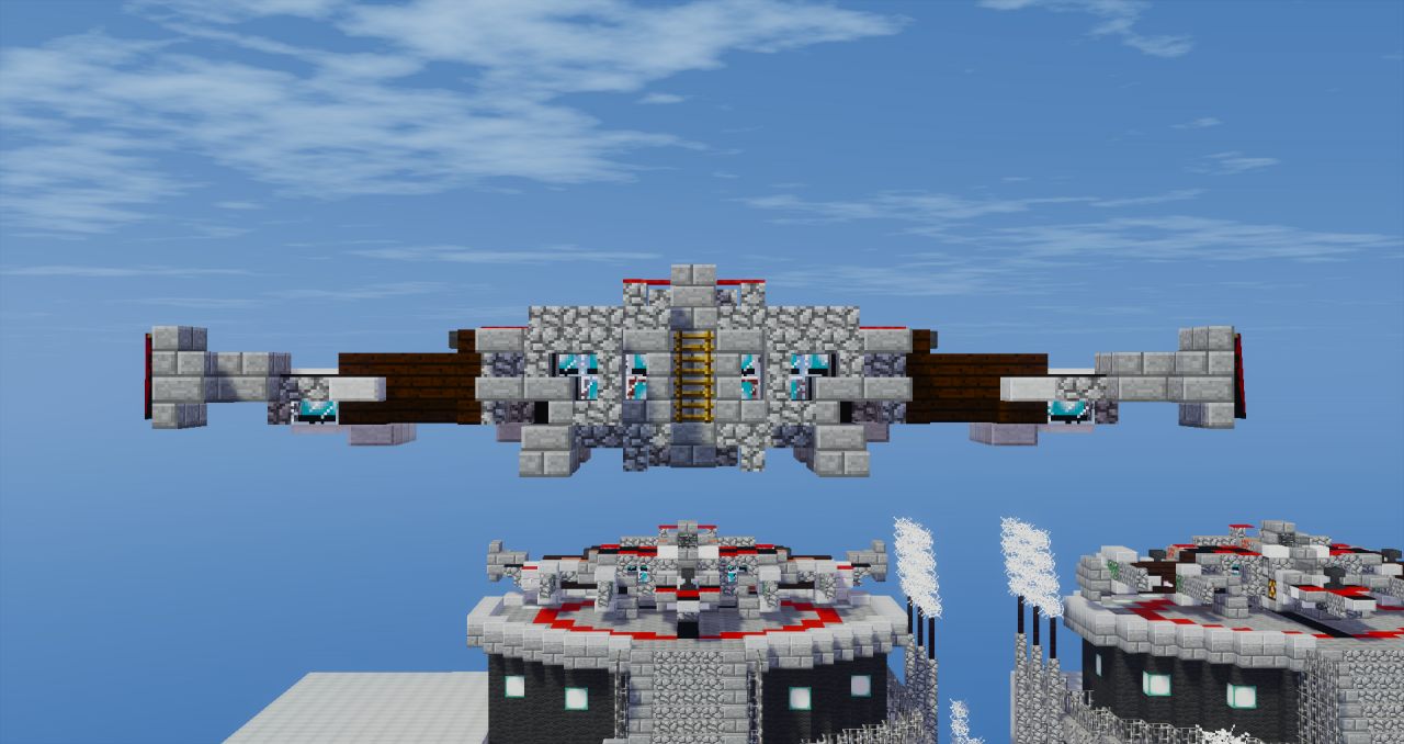 WWW-132 "Wide "W" Wing" Heavy Fighter Minecraft Map