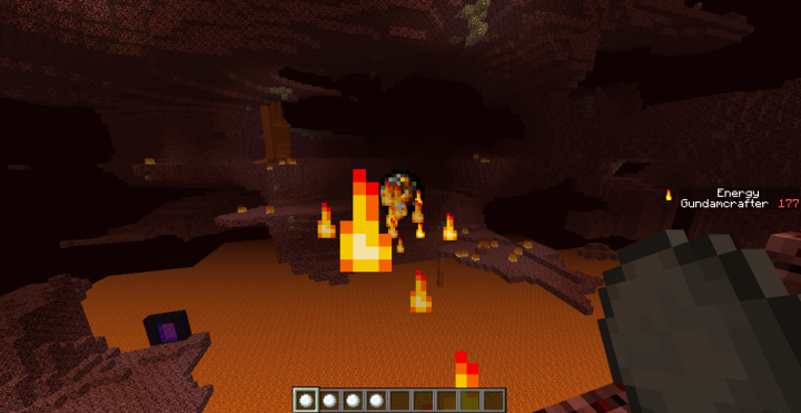Ember armor in one command Minecraft Map