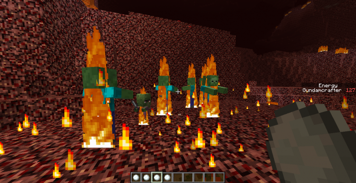 Ember armor in one command Minecraft Map
