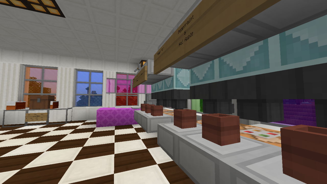 ℙ𝕠𝕣𝕜𝔹𝕦𝕟𝕟 || Frozen Yogurt Shop Minecraft Map