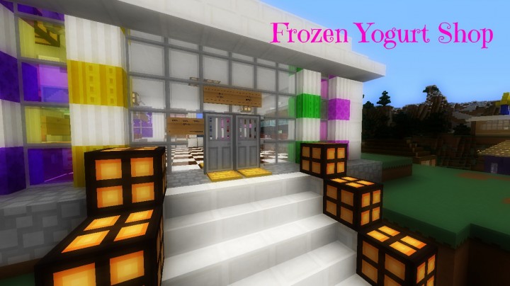 ℙ𝕠𝕣𝕜𝔹𝕦𝕟𝕟 || Frozen Yogurt Shop Minecraft Map