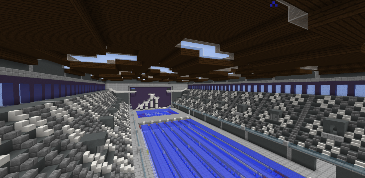 Olympic swimming pools complex Minecraft Map