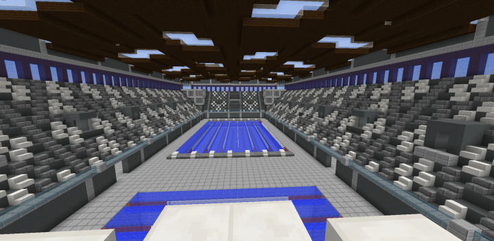 Olympic swimming pools complex Minecraft Map