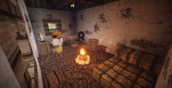 Medieval Peasant Hut Minecraft Project