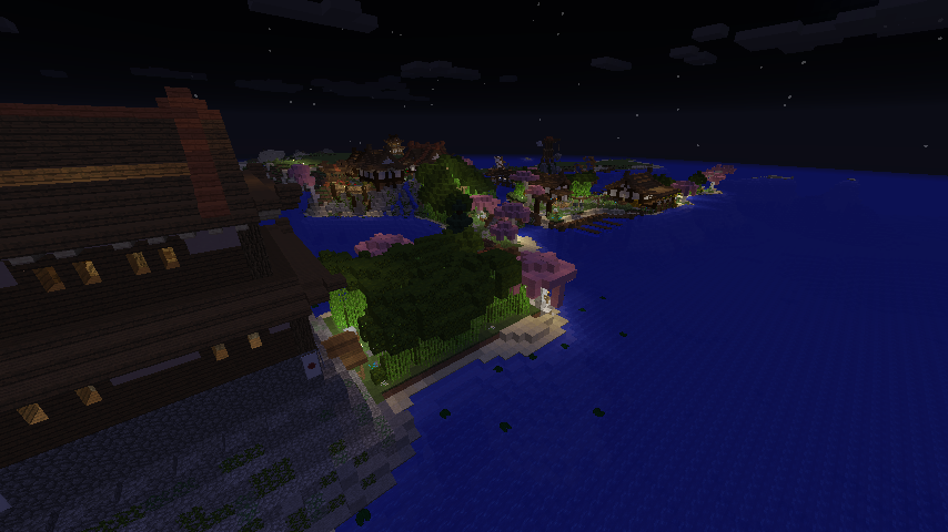 Japanese Island Village Minecraft Map