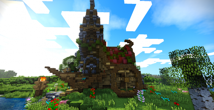 Magic house! Minecraft Map