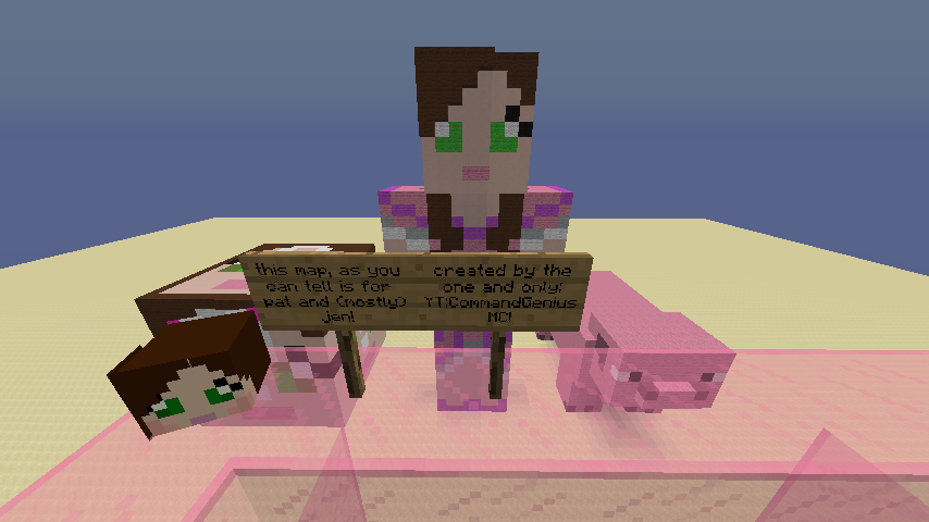 JEN BURNING MAP (pat & jen) Minecraft Map