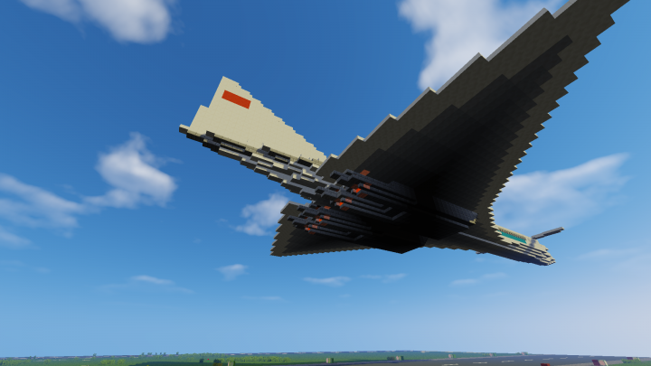Tupolev Tu-144 Minecraft Blockstone City 2042 Minecraft Map