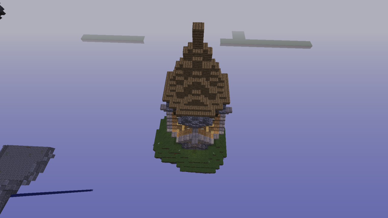 floating medieval tower Minecraft Map