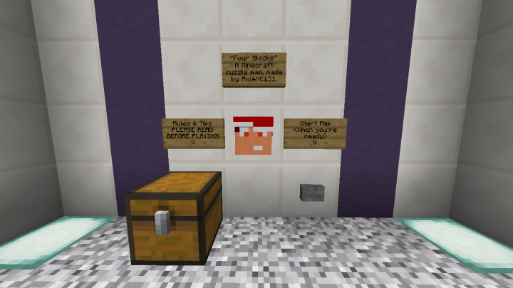 Four Blocks (v1.6.2) - A Puzzle Map Minecraft Map