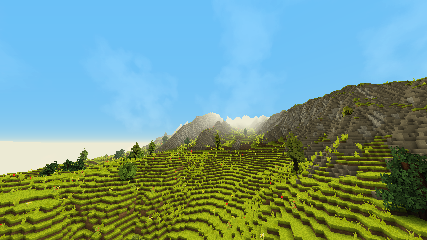2000x2000 Realistic Custom Terrain - With Download Minecraft Map